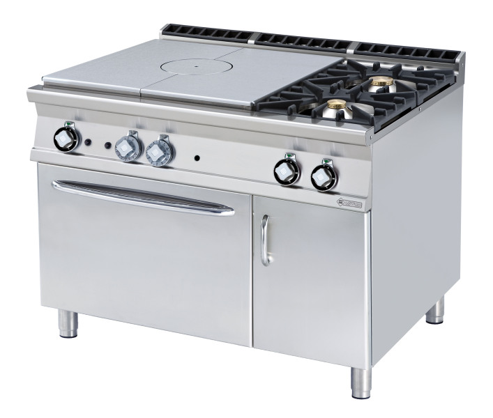 Tálový sporák s troubou TPF2 912 GV - Gastronom 98